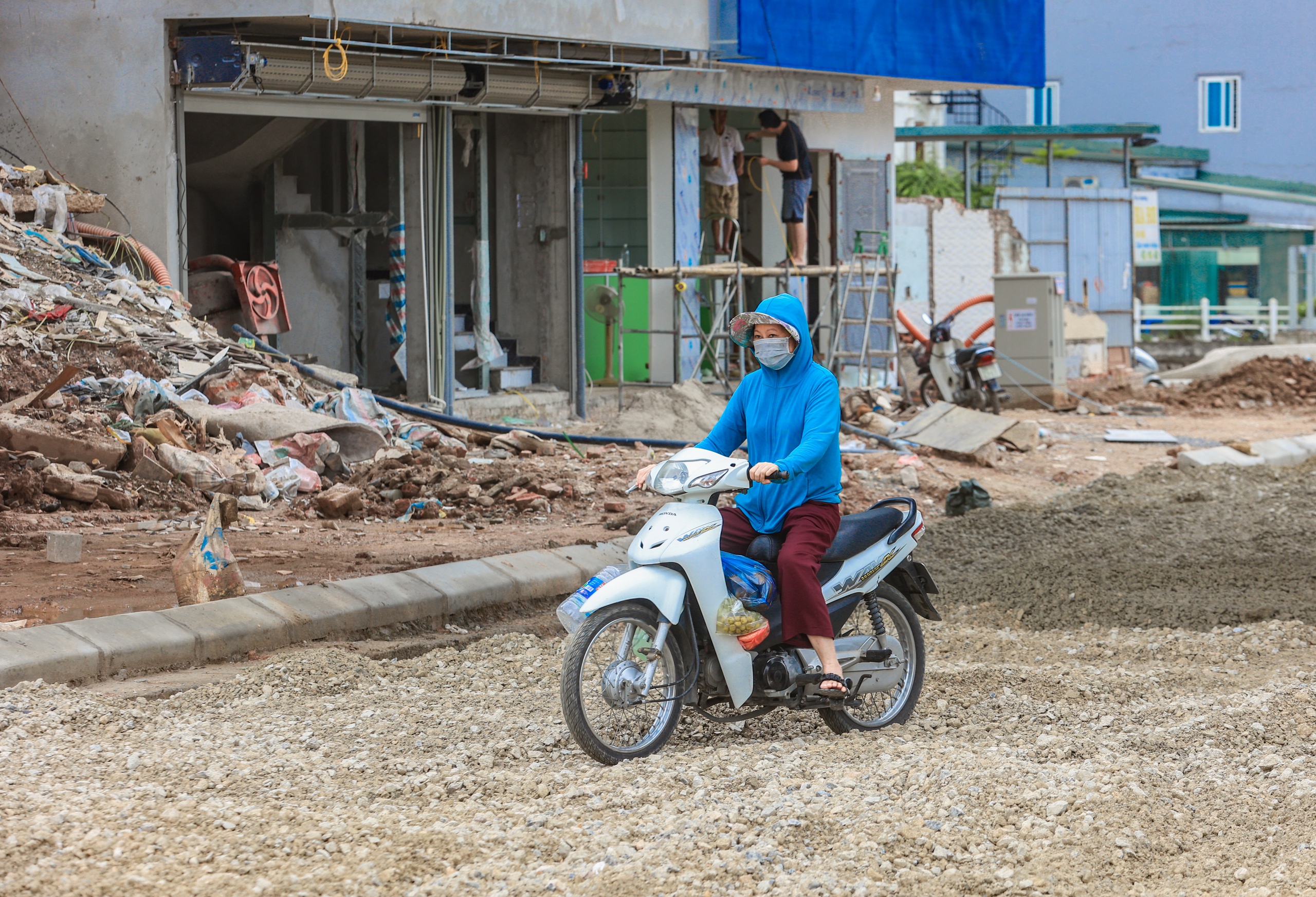 Toàn cảnh tuyến đường rộng 40m ở quận Long Biên sau hơn 5 năm thi công