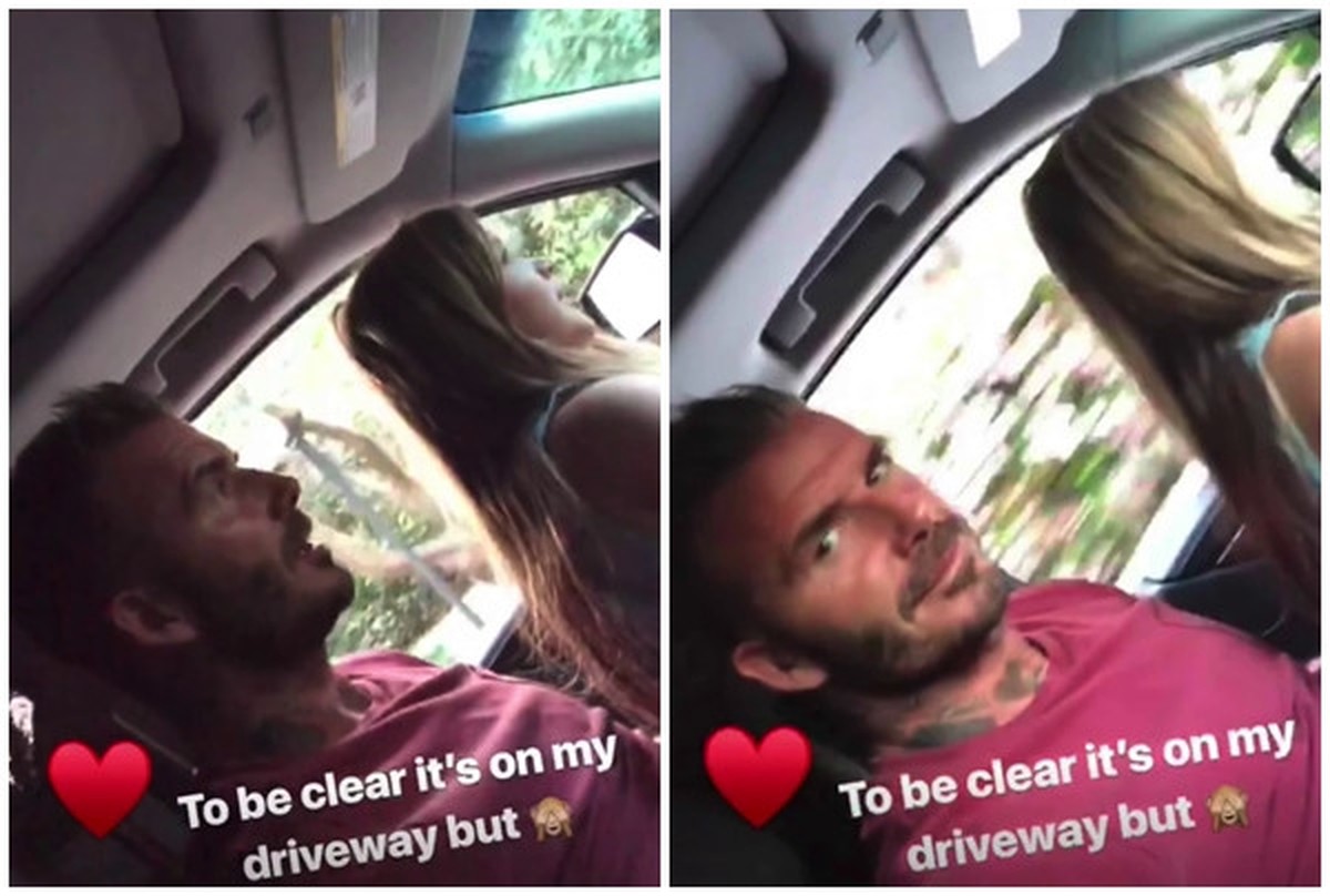 Video: Choáng cảnh David Beckham thích thú để con gái 7 tuổi... lái ôtô