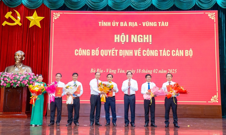 Bà Rịa – Vũng Tàu: Kiện toàn nhiều vị trí cán bộ quan trọng