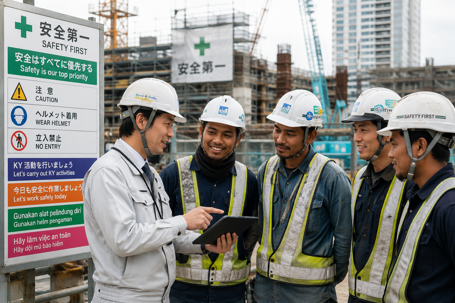 Japanese builders improve workplaces to attract and retain foreign workers